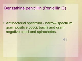 Penicillin's MBBS- DM WIMS.ppt | Infectious Diseases | Diseases and ...