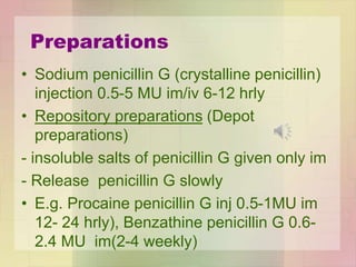 Penicillin's MBBS- DM WIMS.ppt | Infectious Diseases | Diseases and ...