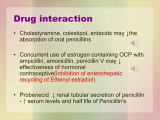 Penicillin's MBBS- DM WIMS.ppt