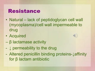 Penicillin's MBBS- DM WIMS.ppt