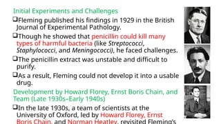 PENICILLIUM NOTATUM - The discovery and uses | PPTX