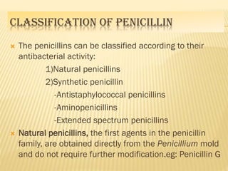 Story of penicillin | PPTX