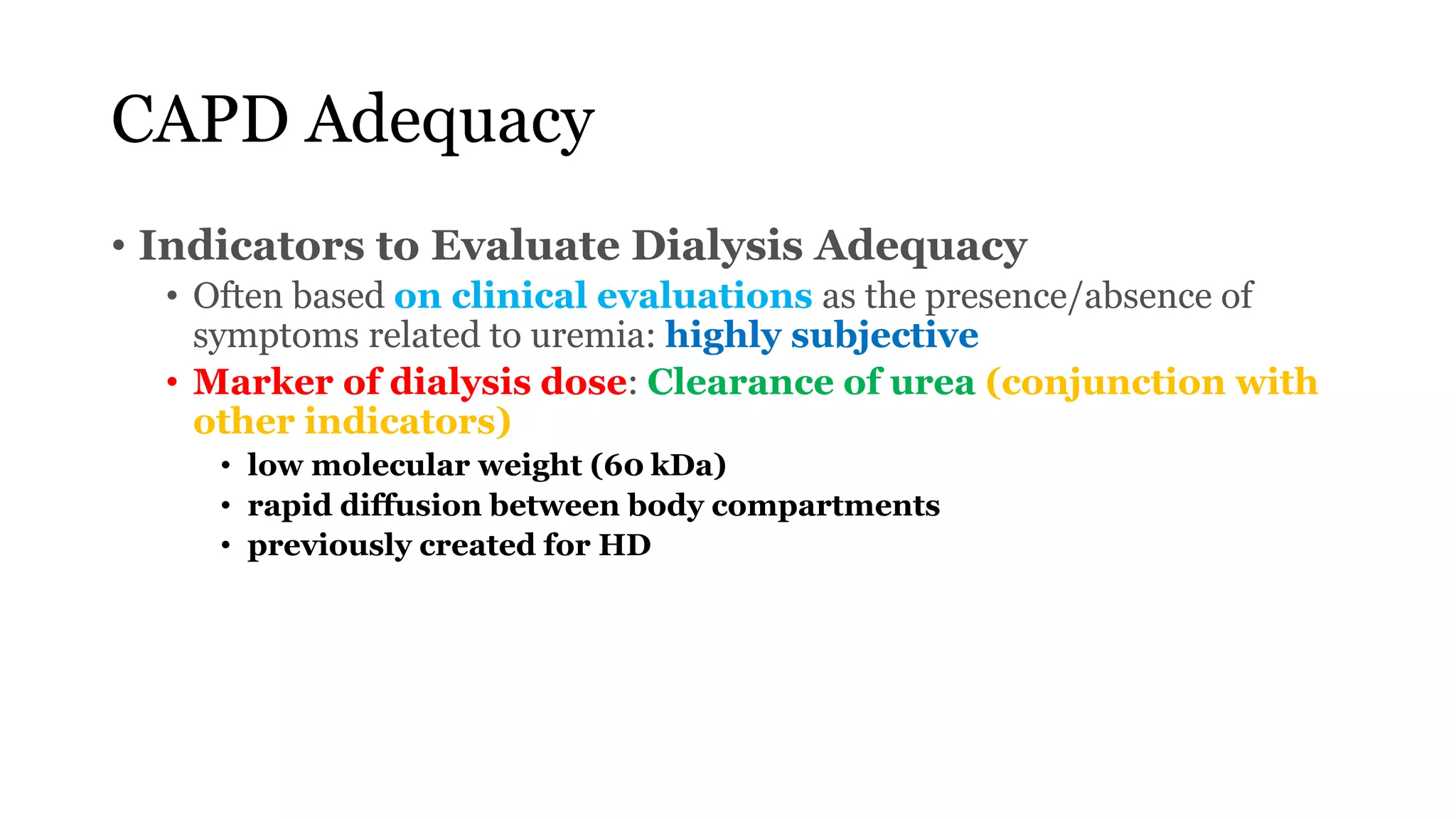 Penilaian Adekuasi, Kegagalan Membran, Penanganan Peritonitis pada CAPD ...