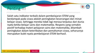 Penilaian dalam pembelajaran STEM | PPTX