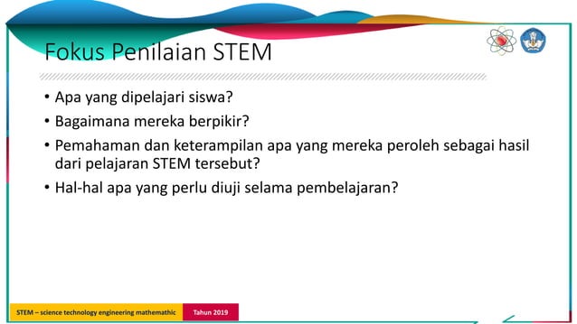 Penilaian dalam pembelajaran STEM | PPTX