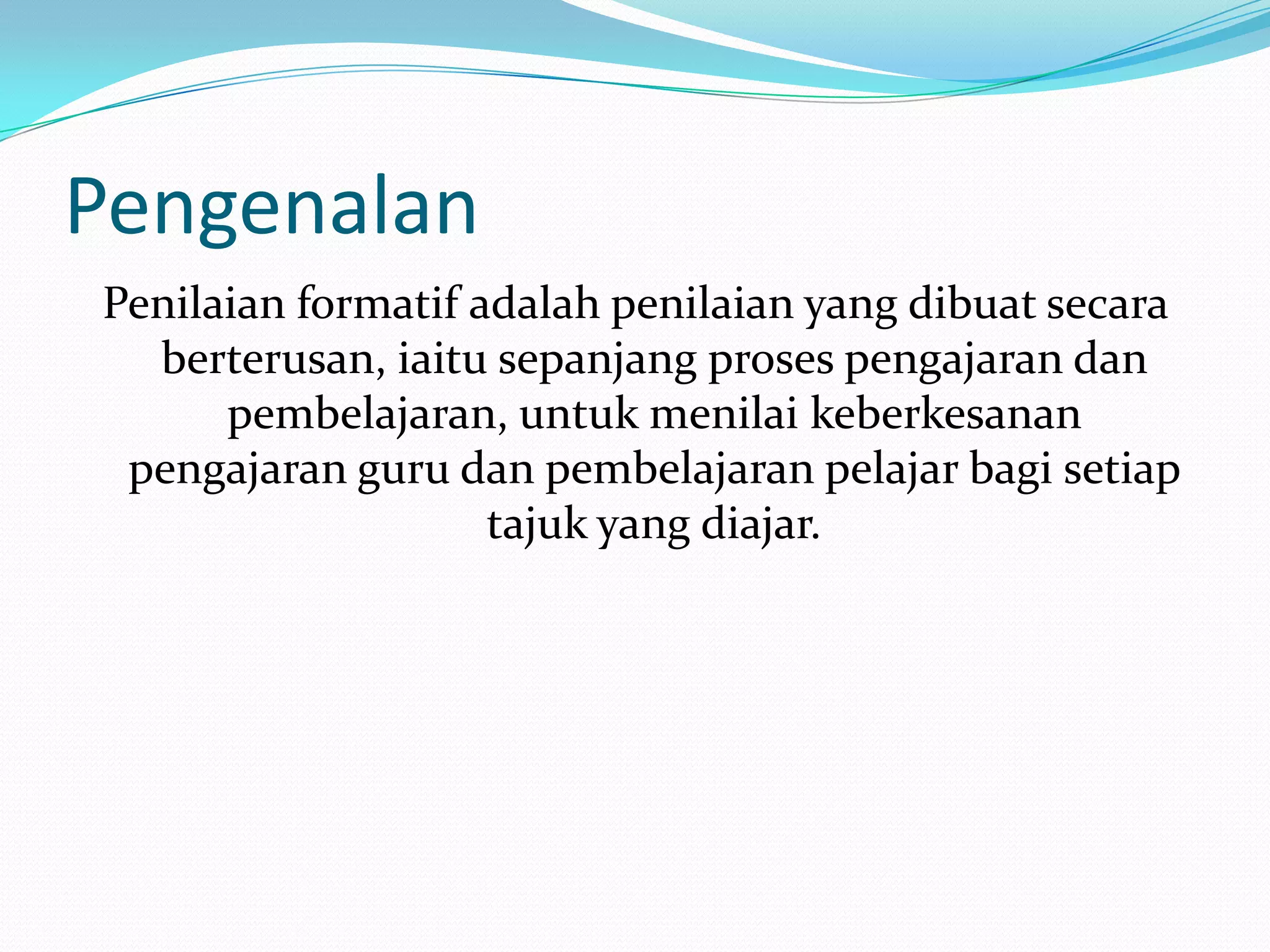 Penilaian formatif | PPTX