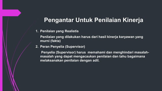 Penilaian kinerja | PPTX