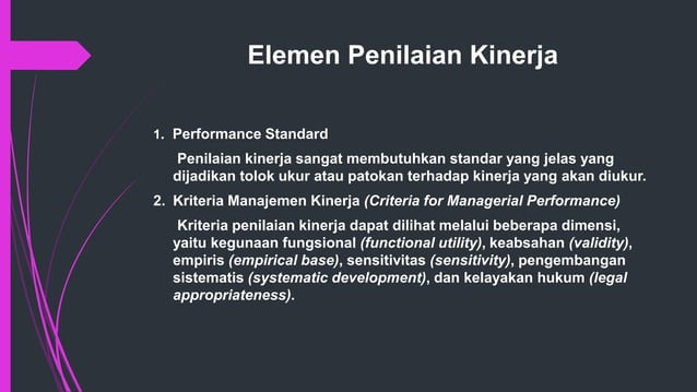Penilaian kinerja | PPTX