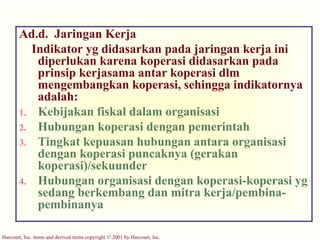 Penilaian Kinerja Koperasi berdasarkan format ptp | PPT