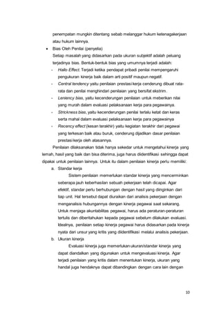 Penilaian kinerja pegawai | PDF