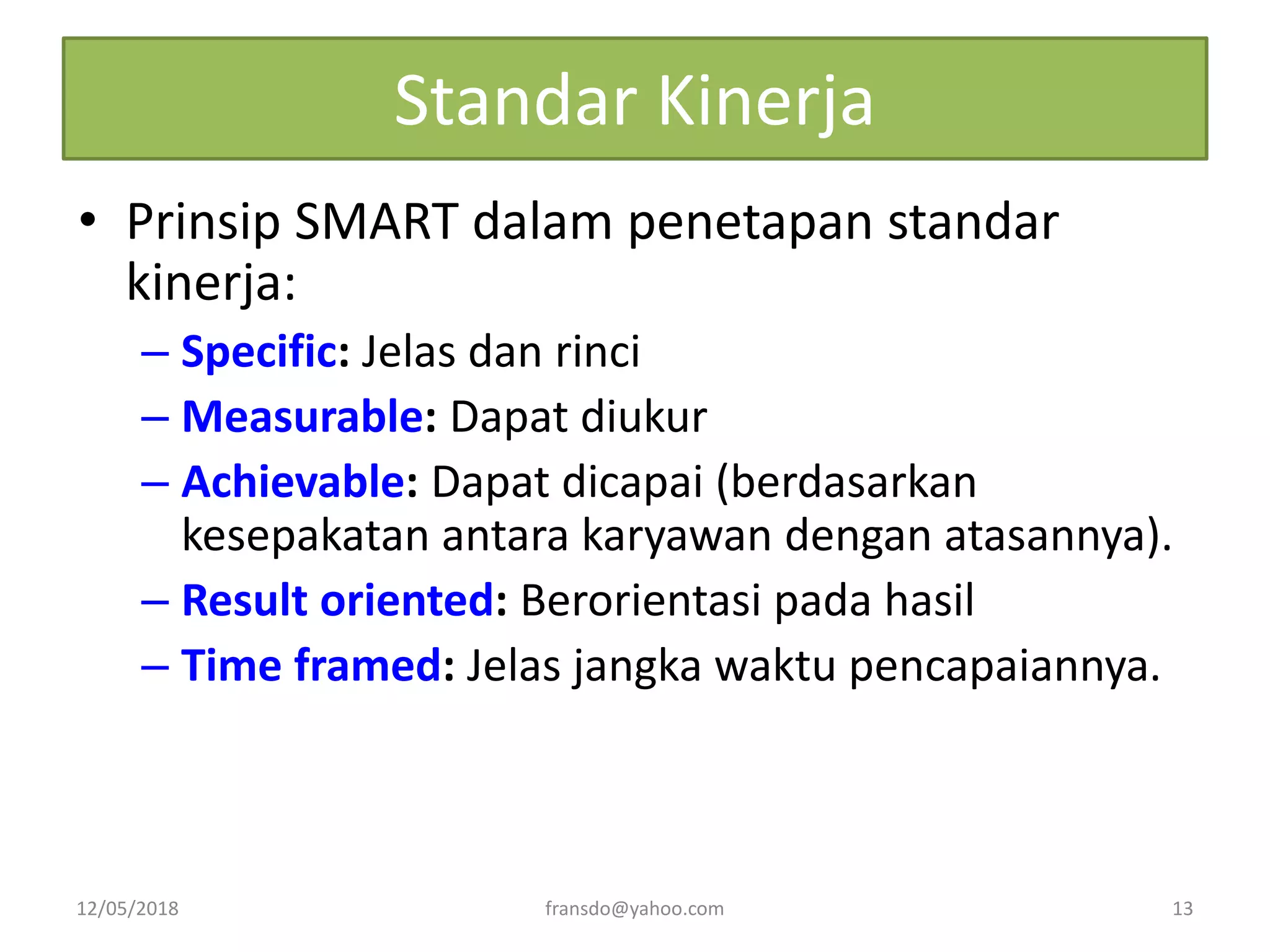 Penilaian kinerja pegawai | PPTX