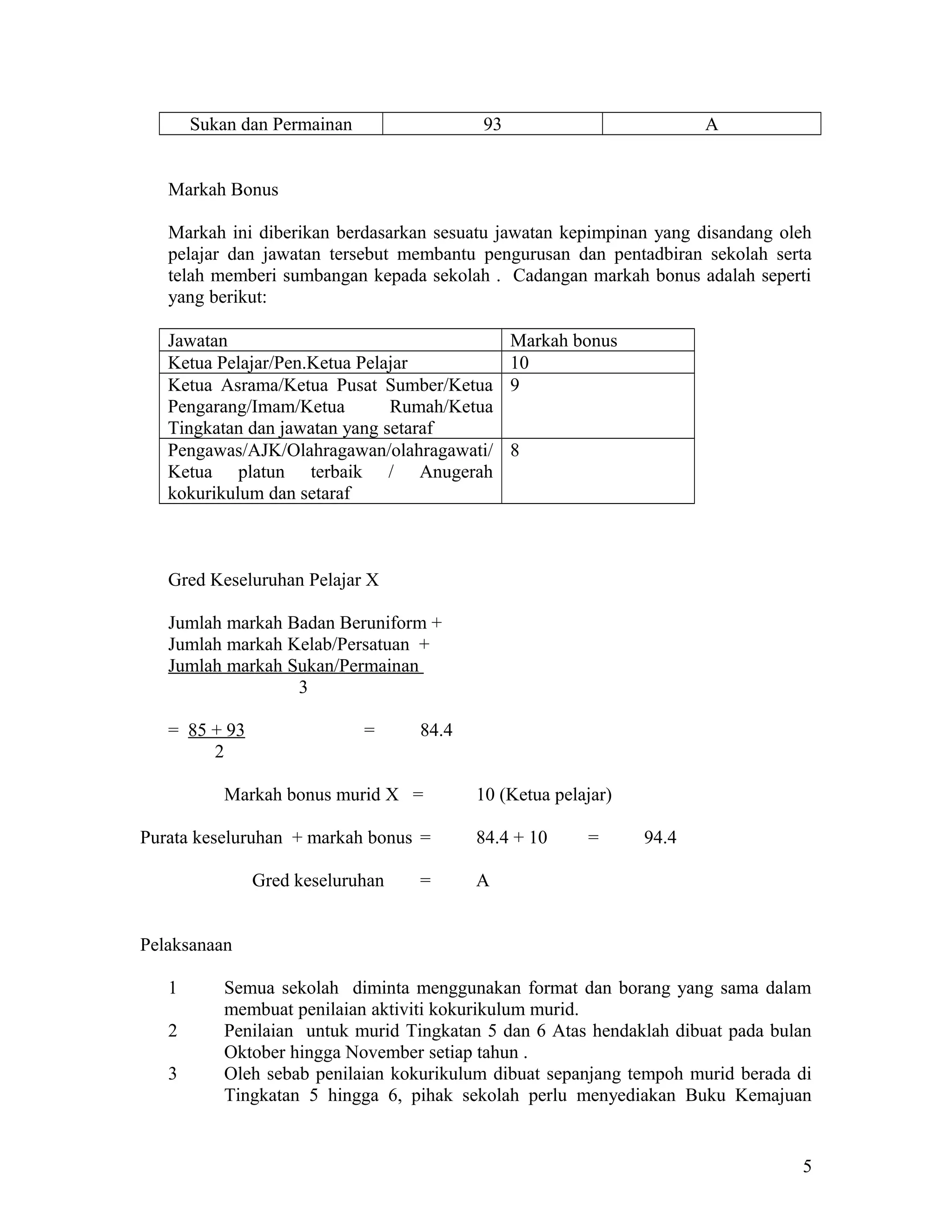 Penilaian koko | PDF