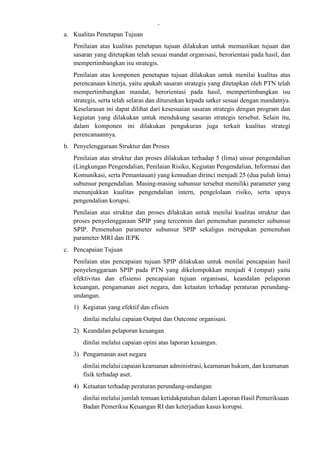 Penilaian Maturitas Penyelenggaraan SPIP Terintegrasi (New SPIP) pada ...