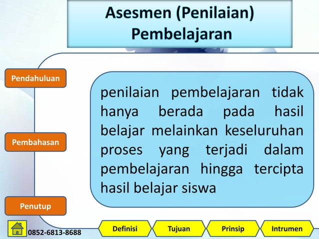 Penilaian Pembelajaran (assessment) | PPSX