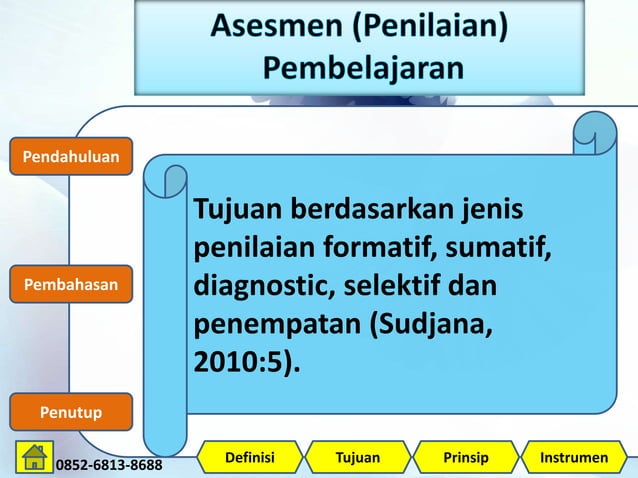 Penilaian Pembelajaran (assessment) | PPSX