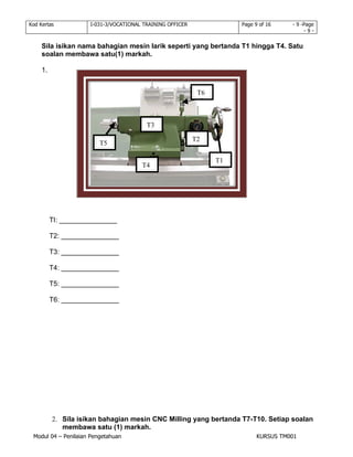 Penilaian pengetahuan | DOC