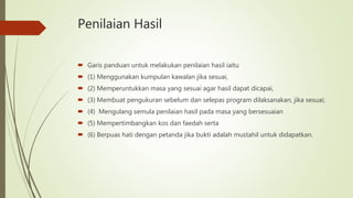 Penilaian program | PPTX