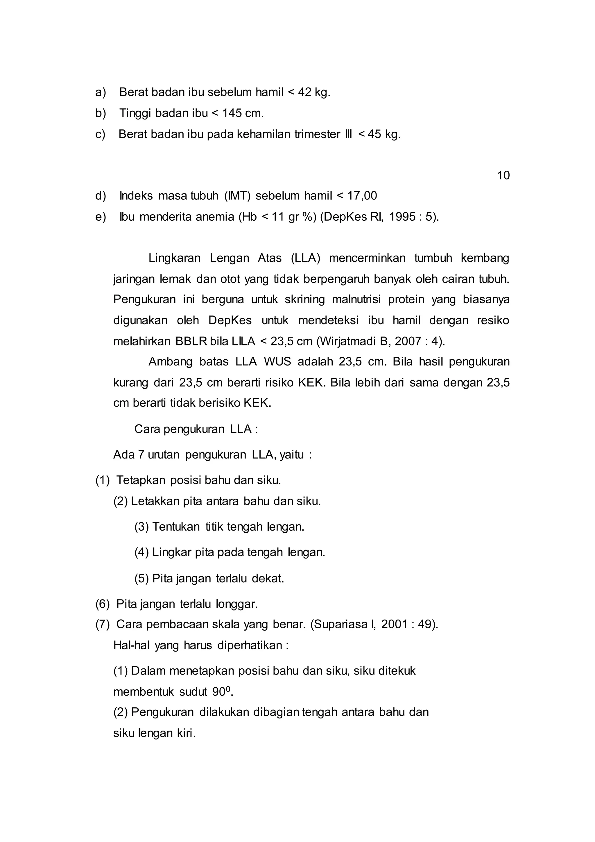 Penilaian status gizi ibu hamil | DOCX