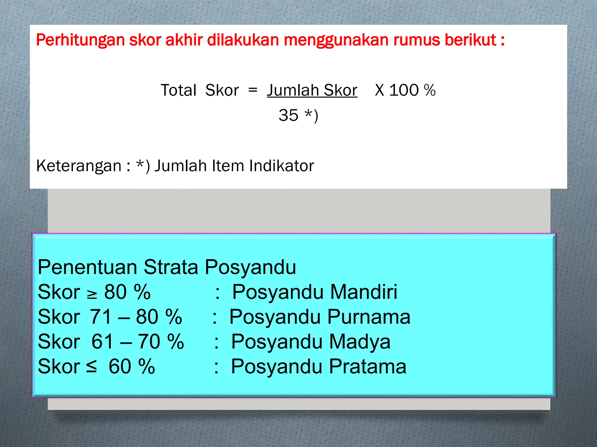 PENILAIAN STRATA POSYANDU KUANTITATIF EDIT 25 MEI.ppt