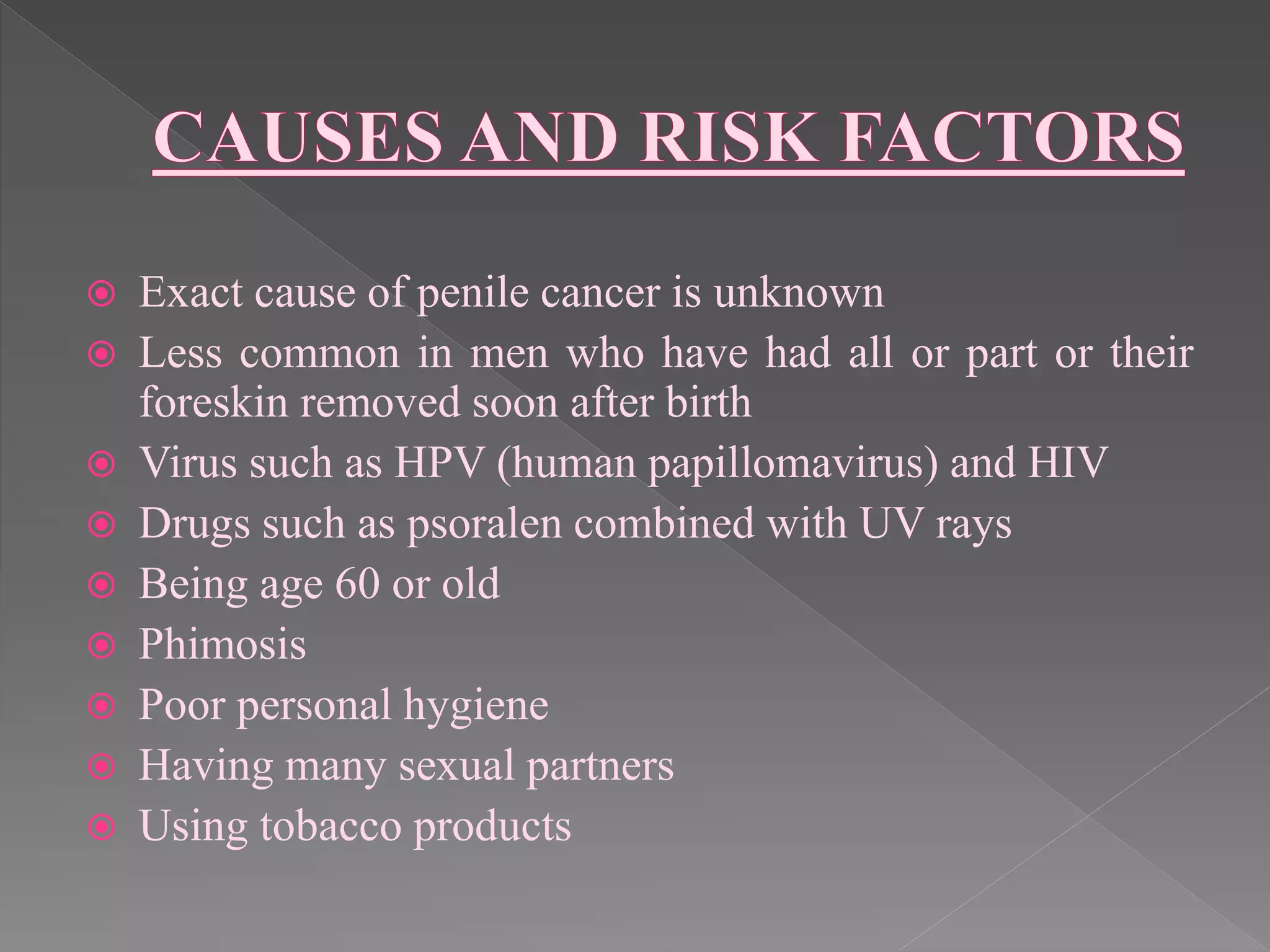 Penile cancer | PPTX