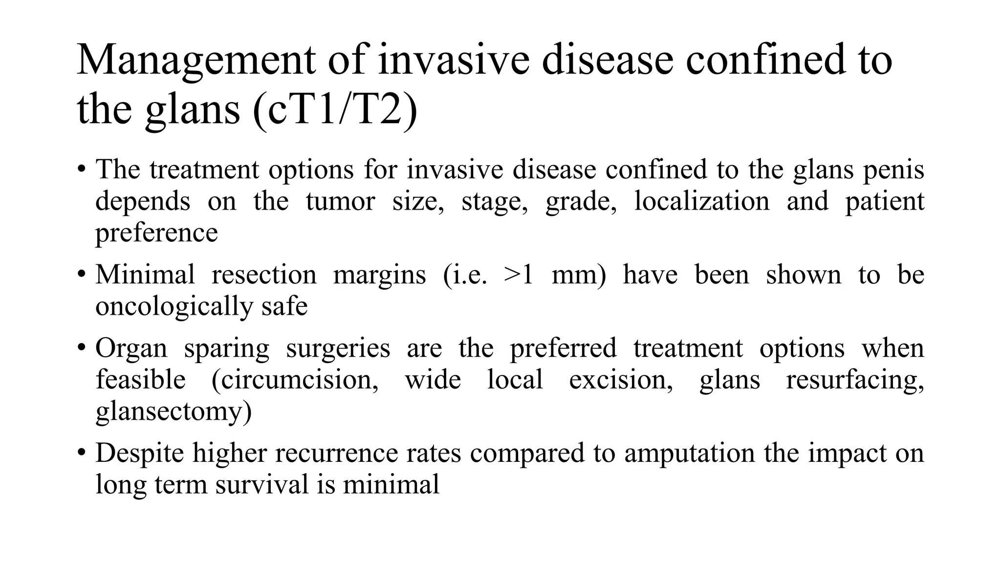 THE MANAGEMENT OF PENILE CANCER. PowerPoint | PPTX