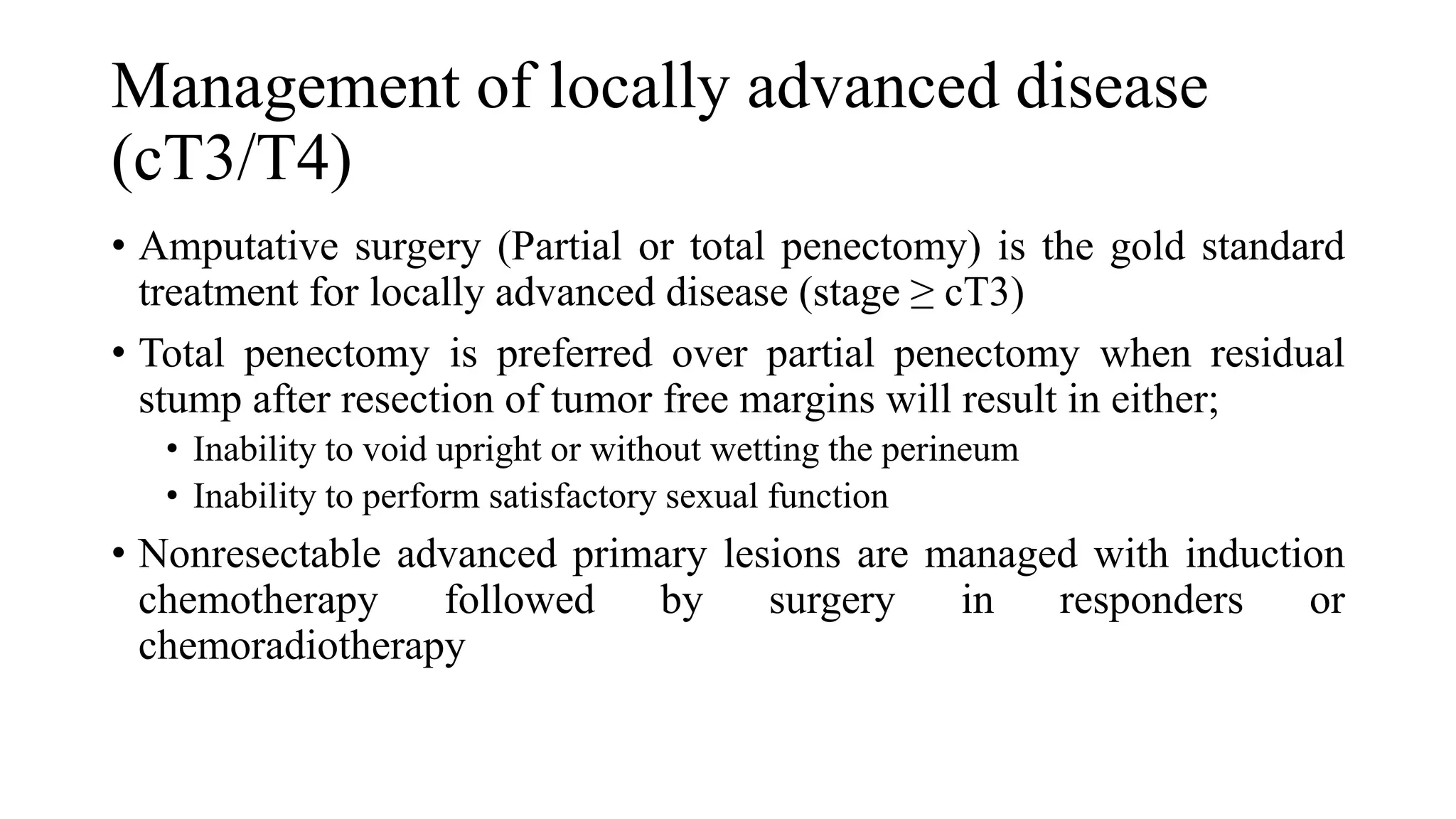 THE MANAGEMENT OF PENILE CANCER. PowerPoint | PPTX