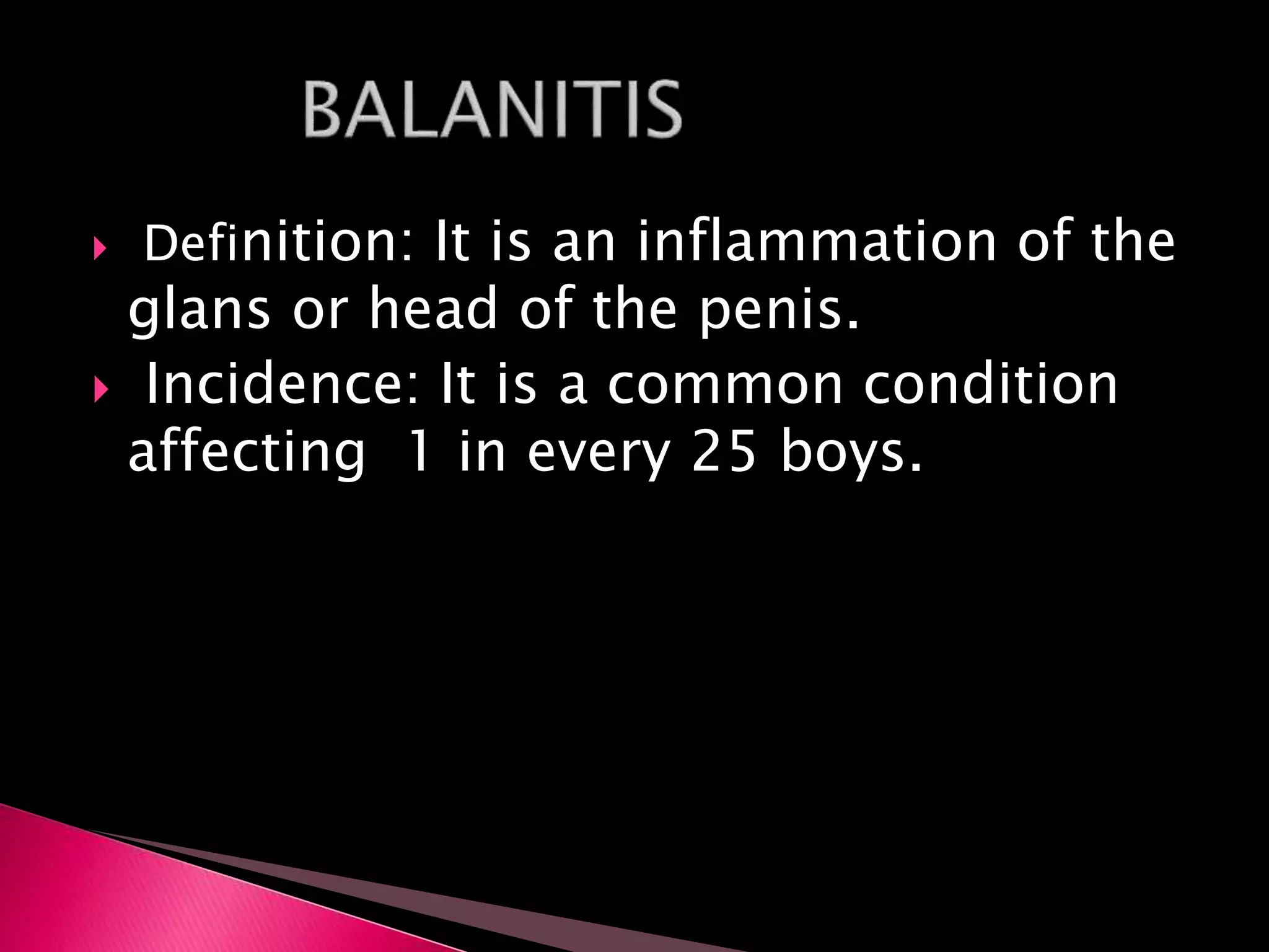 Penile disorders | PPTX