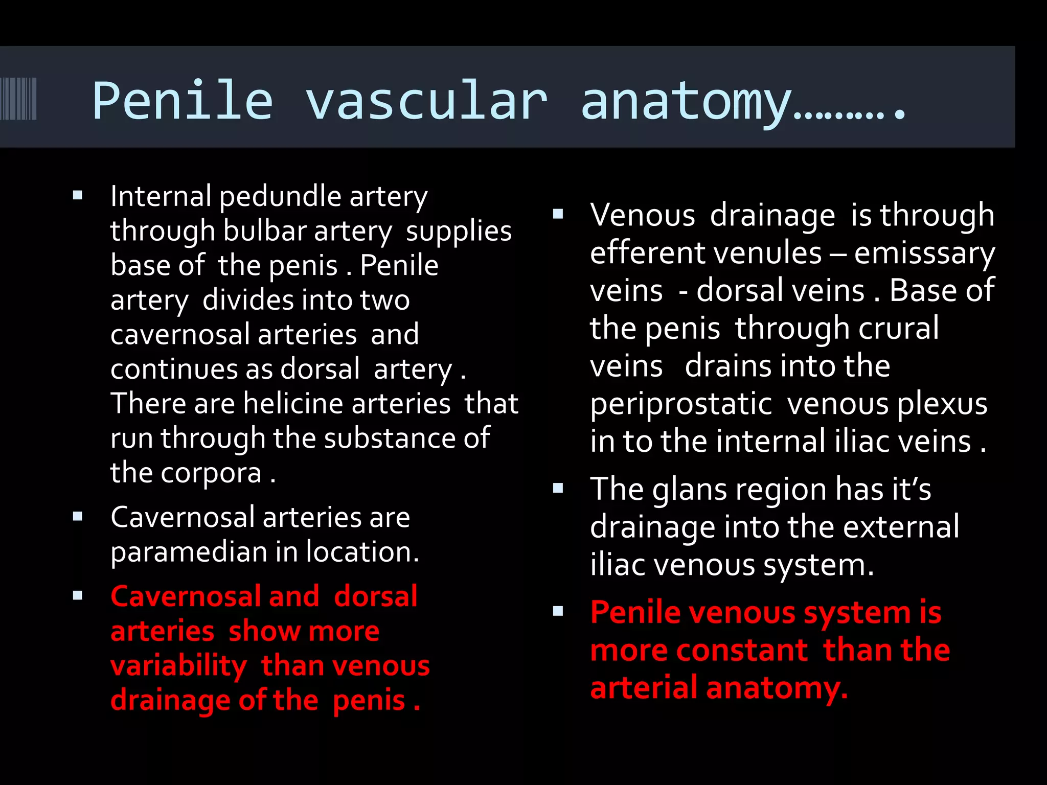 Penile doppler a review | PPTX