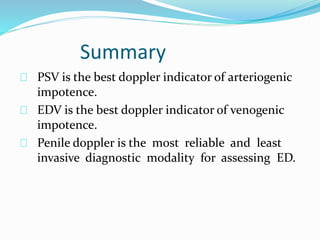Penile doppler in ed dr. Vijayendra Kanwar M.Ch | Heart and ...