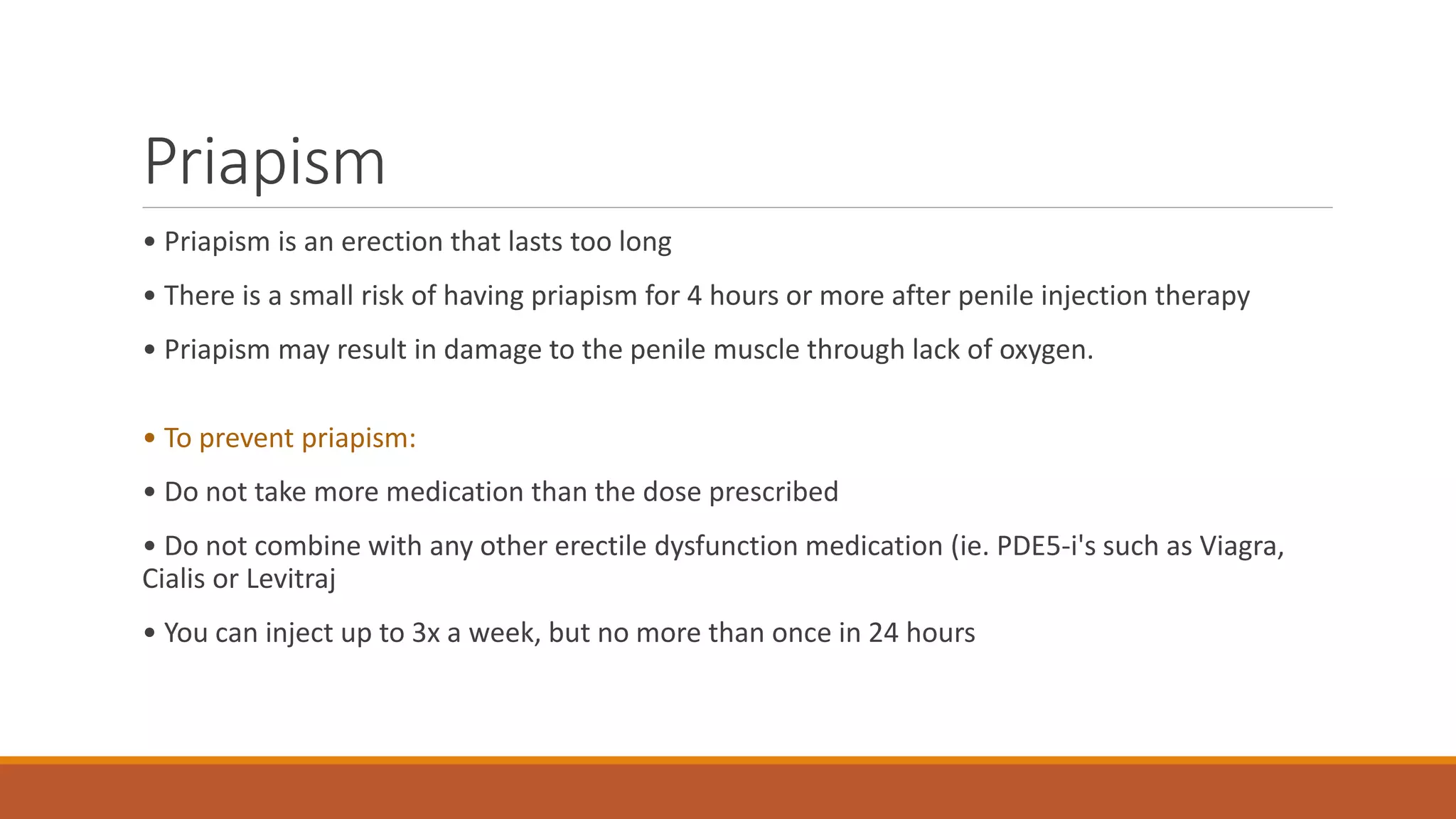 Penile injection therapy | PPTX