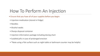 Penile injection therapy | PPT