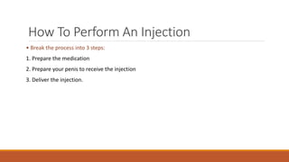 Penile injection therapy | PPT