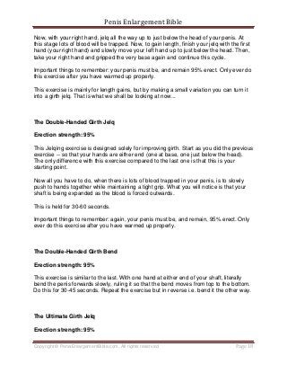 Penile Size Chart Dimensions