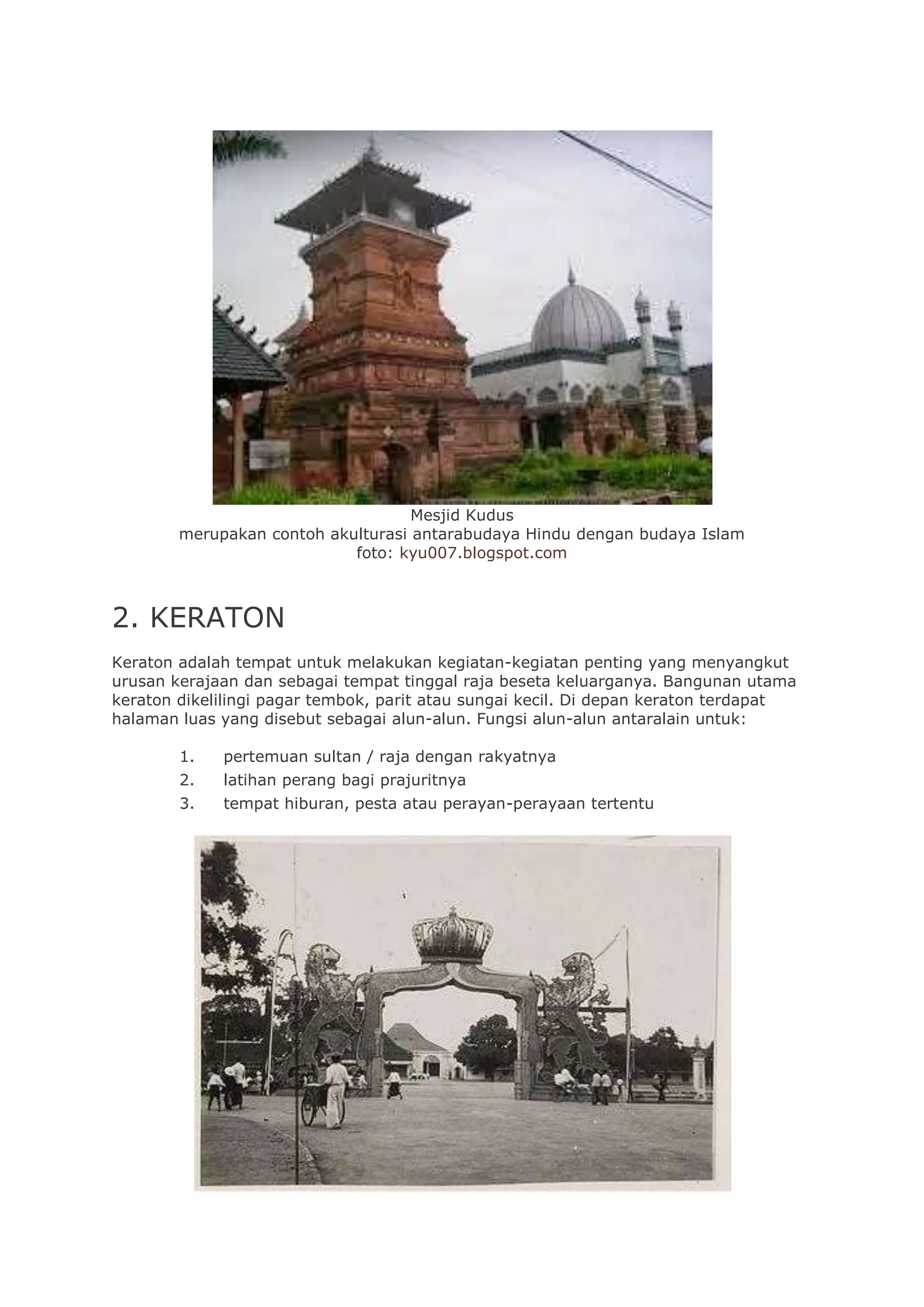 PENINGGALAN KERAJAAN ISLAM HINDU BUDHA DI INDONESIA | DOCX
