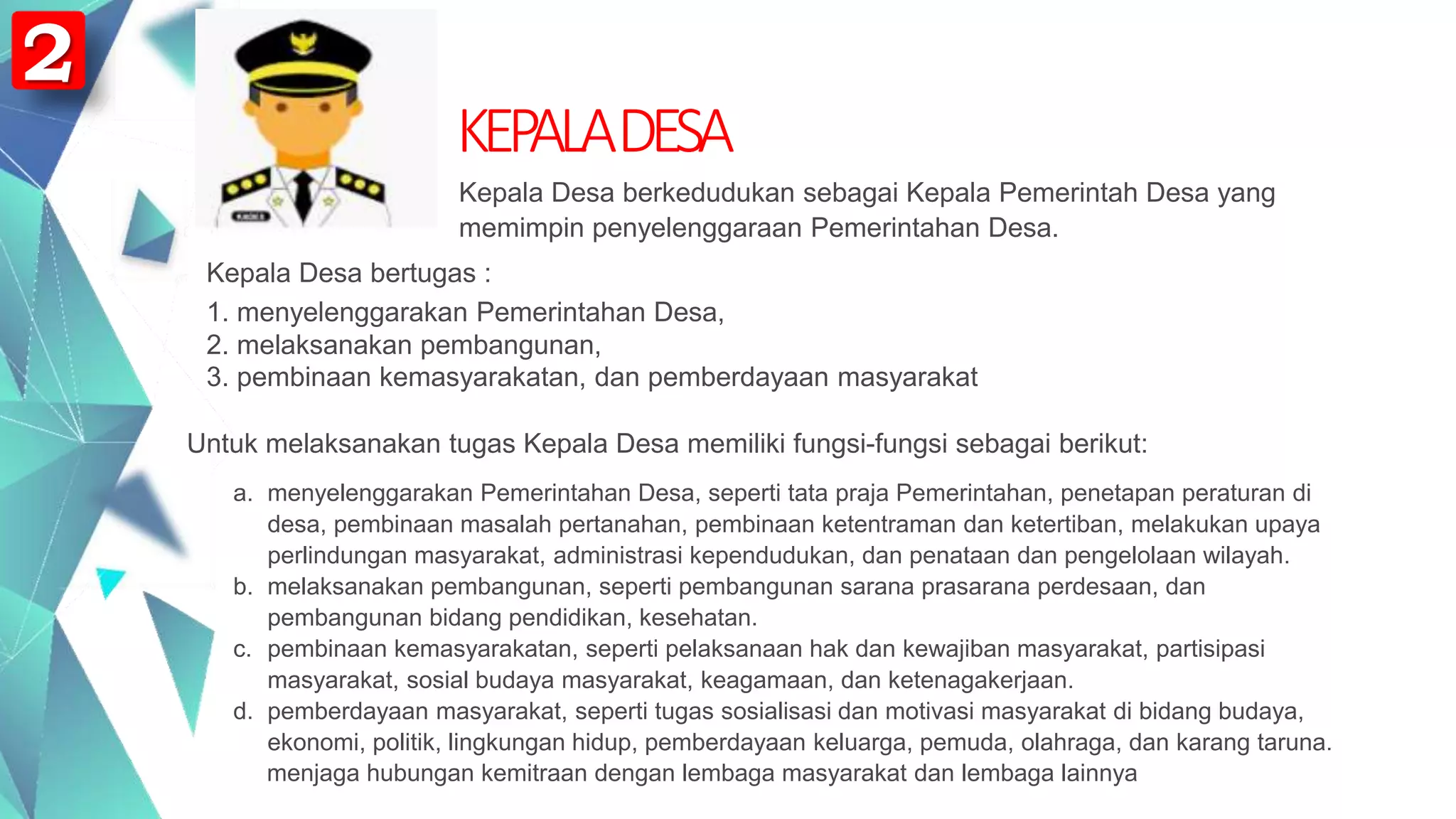 Peningkatan kapasitas aparatur desa | PPTX