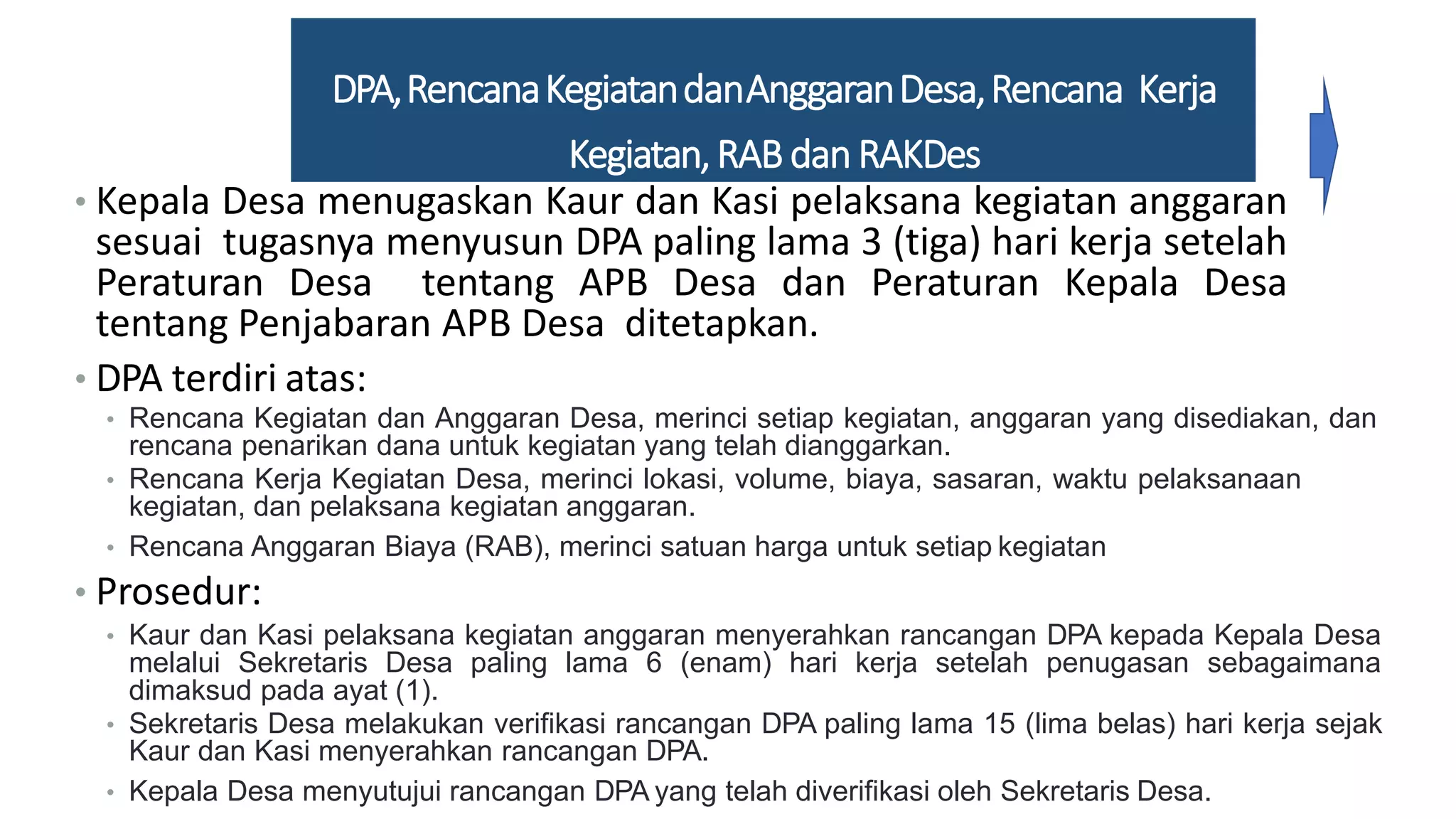 Peningkatan kapasitas aparatur desa | PPTX
