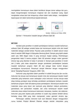 Peningkatan kemampuan berpikir kritis | PDF