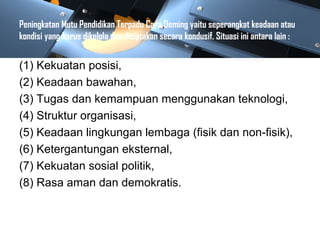 Peningkatan mutu pendidikan | PPT