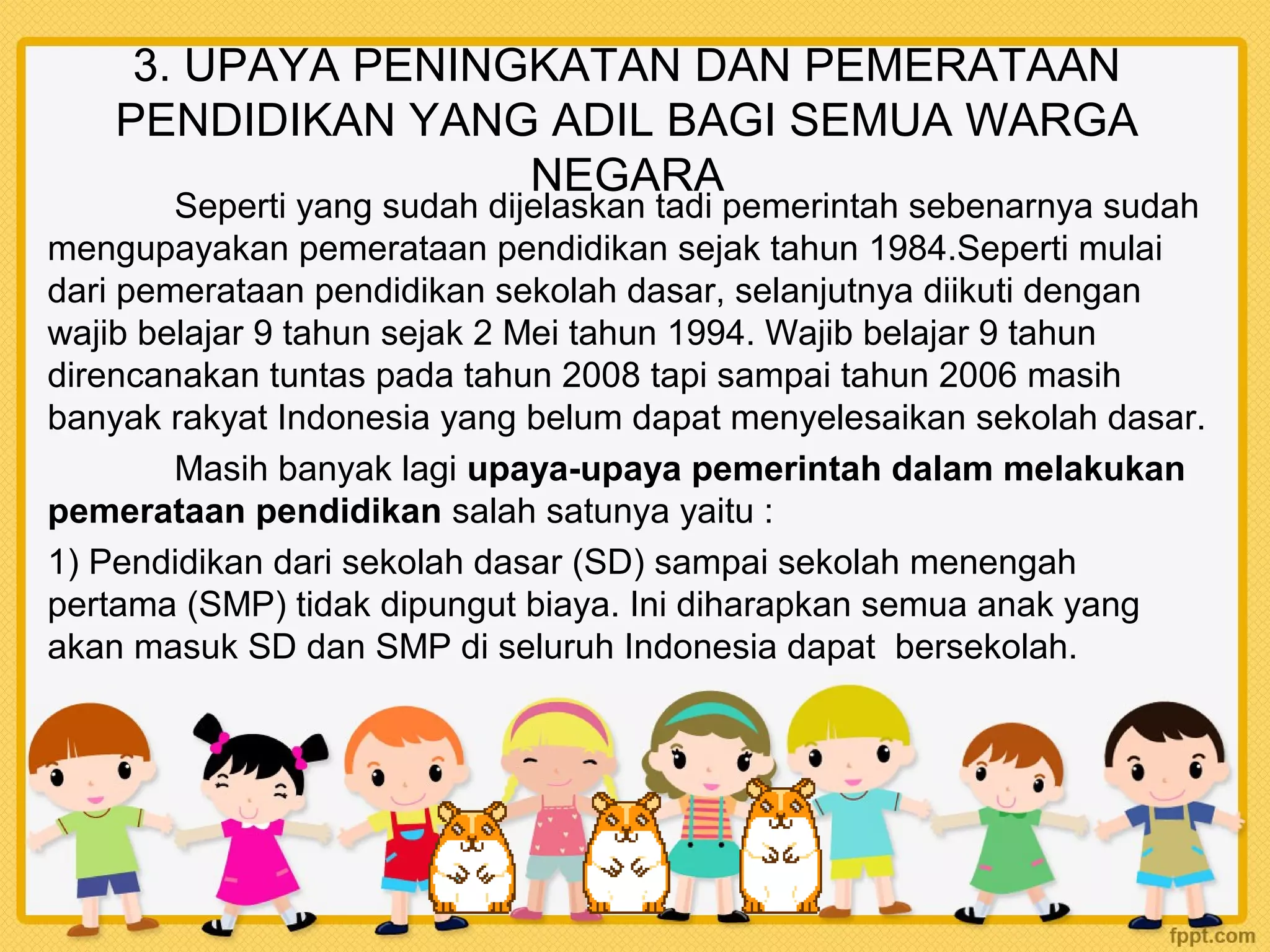 Peningkatan mutu pendidikan | PPT