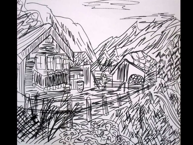 Pen Ink Landscapes | PPT