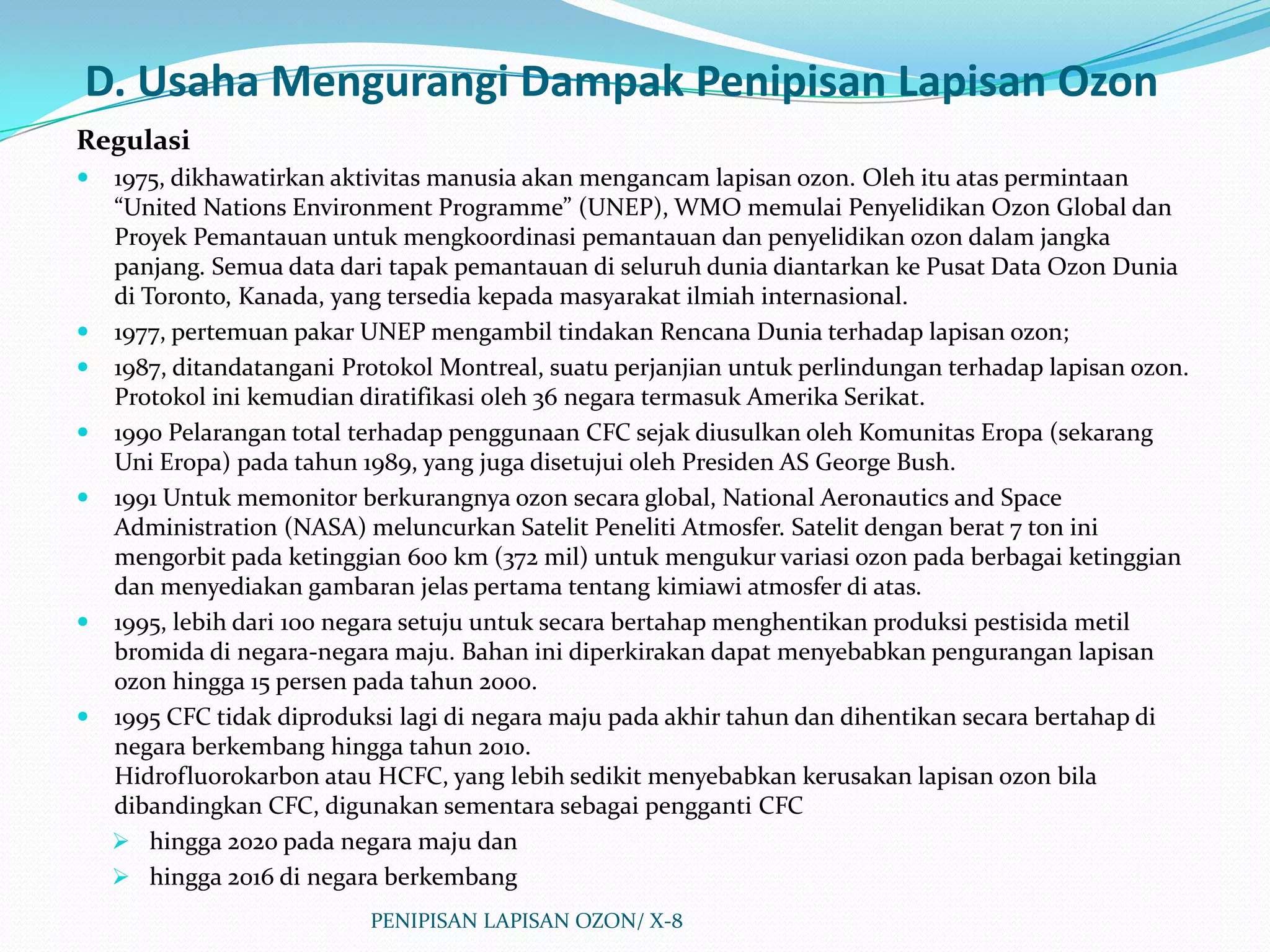 Penipisan lapisan ozon | PPTX