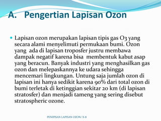 Penipisan lapisan ozon | PPTX