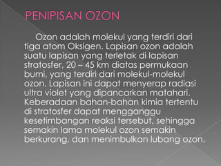 Penipisan ozon | PPTX
