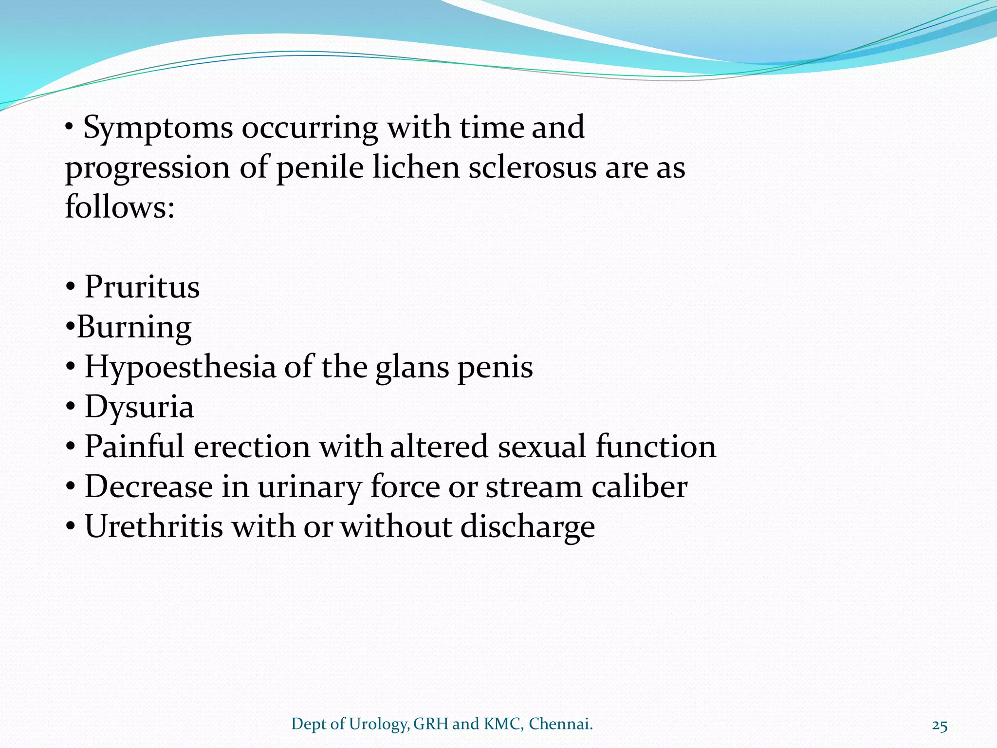 Penis: BALANITIS XEROTICA OBLITARANS(bxo) | PDF