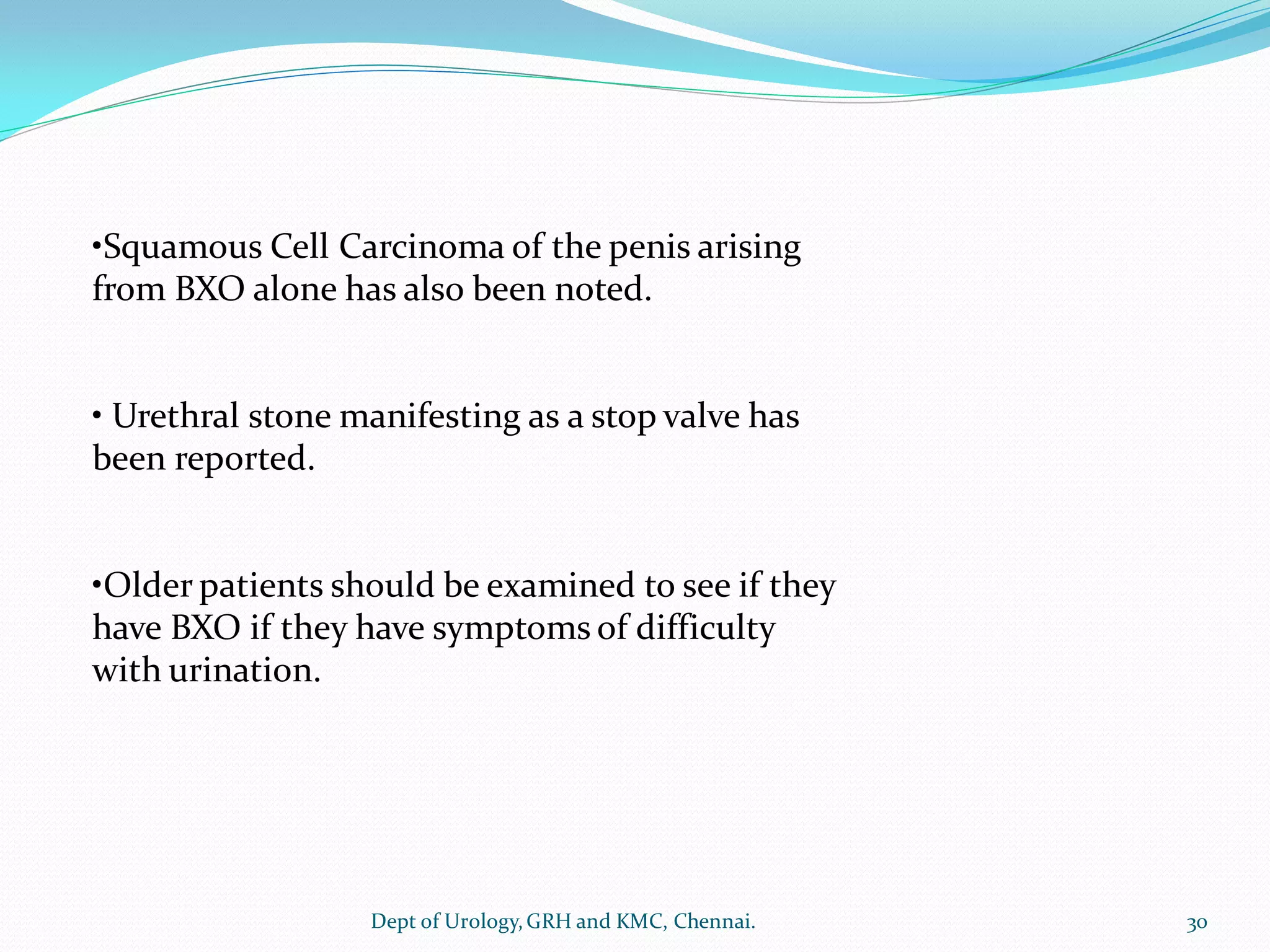 Penis: BALANITIS XEROTICA OBLITARANS(bxo) | PDF