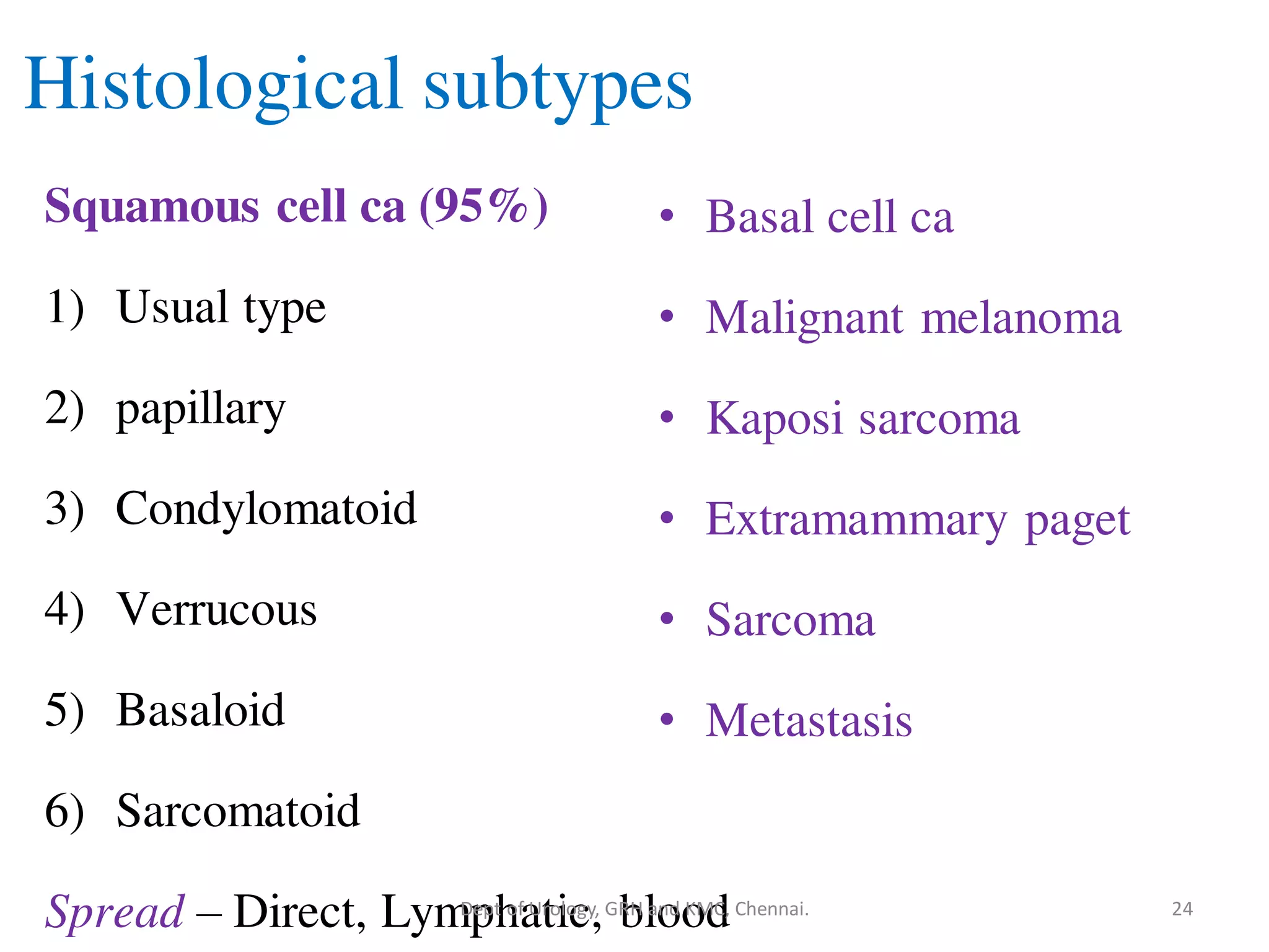 Penis carcinoma- overview | PDF