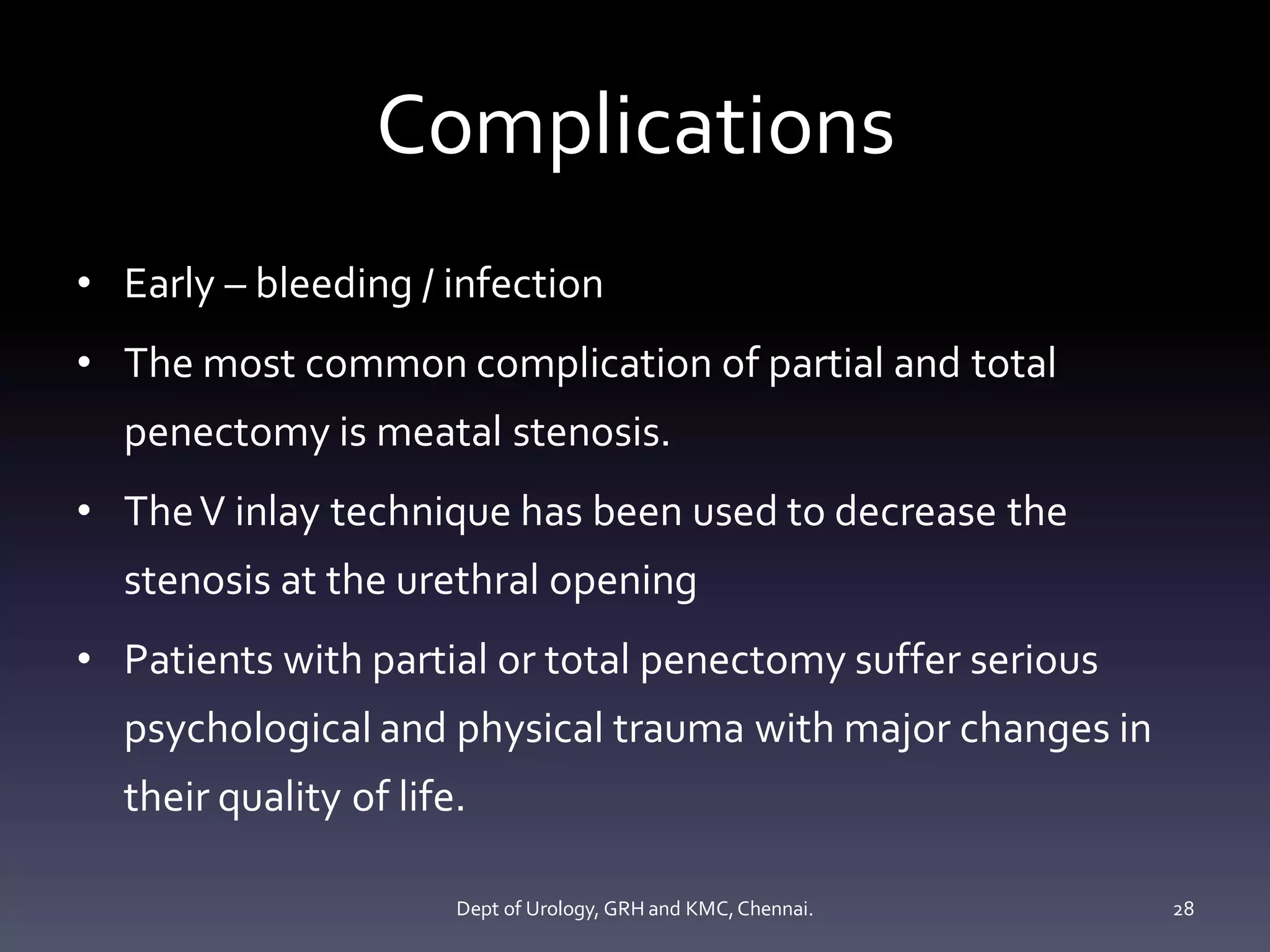 Penis carcinoma- surgical managementof primary lesion | PDF