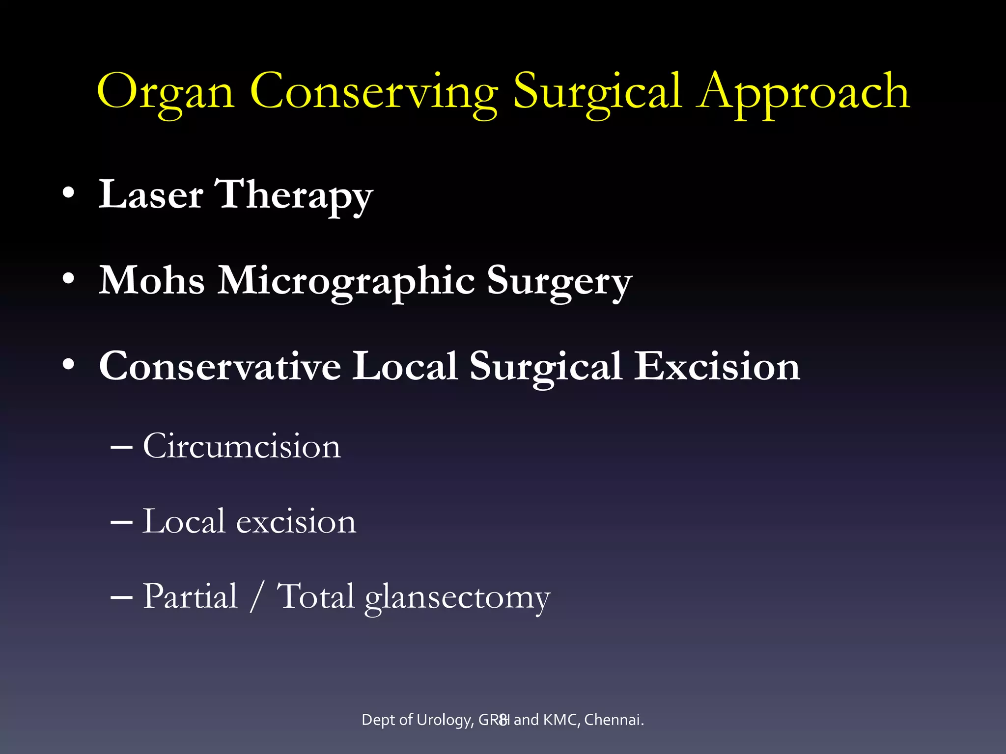 Penis carcinoma- surgical managementof primary lesion | PDF