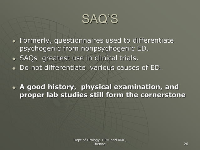 Penis: erectile dysfunction( ed)- evaluation | PDF