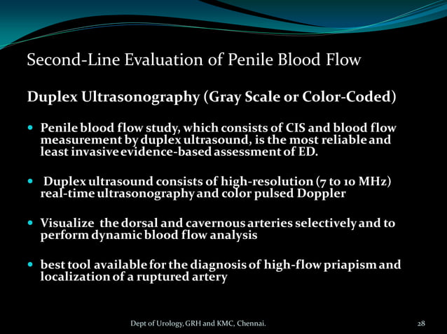Penis ed- evaluation and non surgical management | PPT